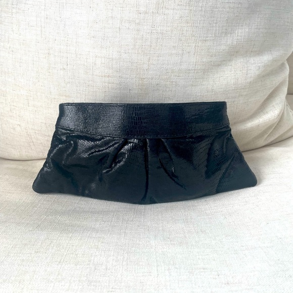 Lauren Merkin | Bags | Lauren Merkin Black Envelope Clutch | Poshmark